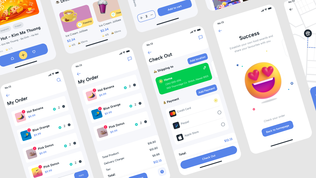 Tramkam - Food Delivery React Native App by thirteendev | CodeCanyon